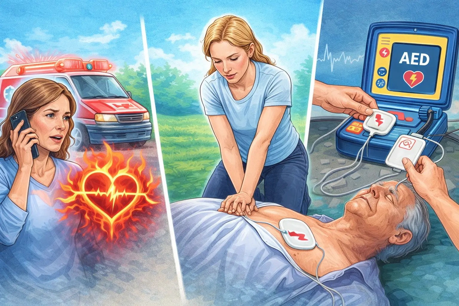 ️ 3 Técnicas Que Podem Salvar Sua Vida em um Ataque Cardíaco – Receita ...